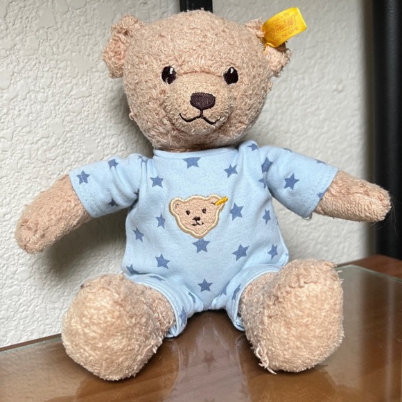 steiff | Toys | Steiff Vintage Teddy Bear Wearing Embroidered Pjs ...
